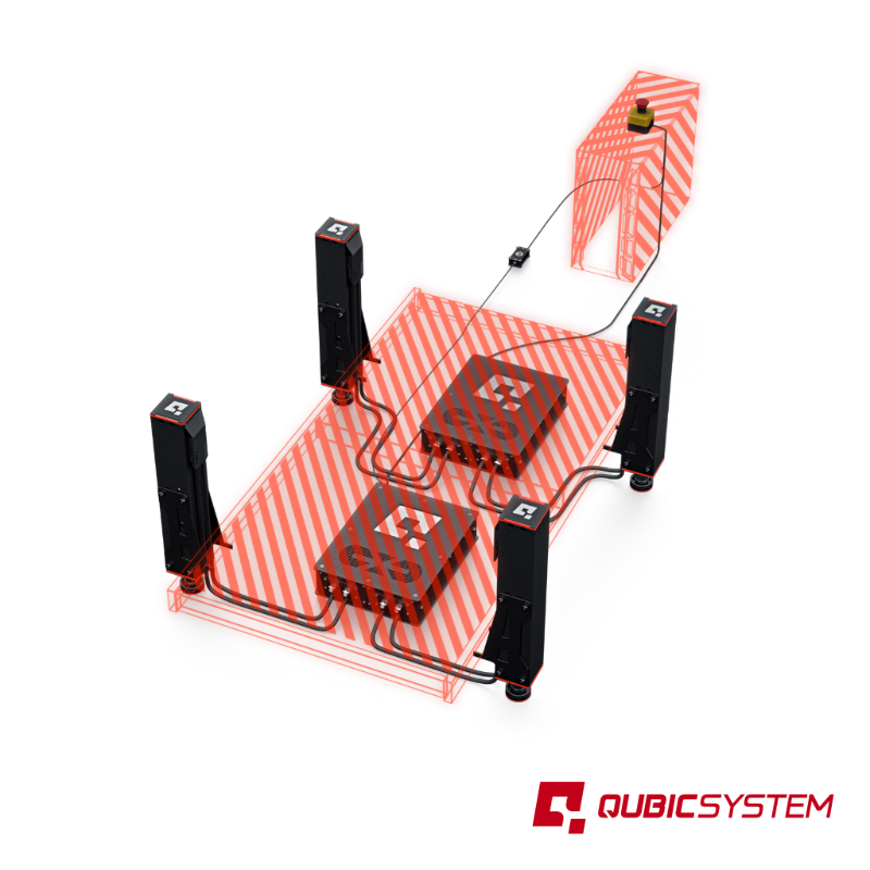 Qubic System QS-220-PL Motion System Hareketli yarış simulatörü